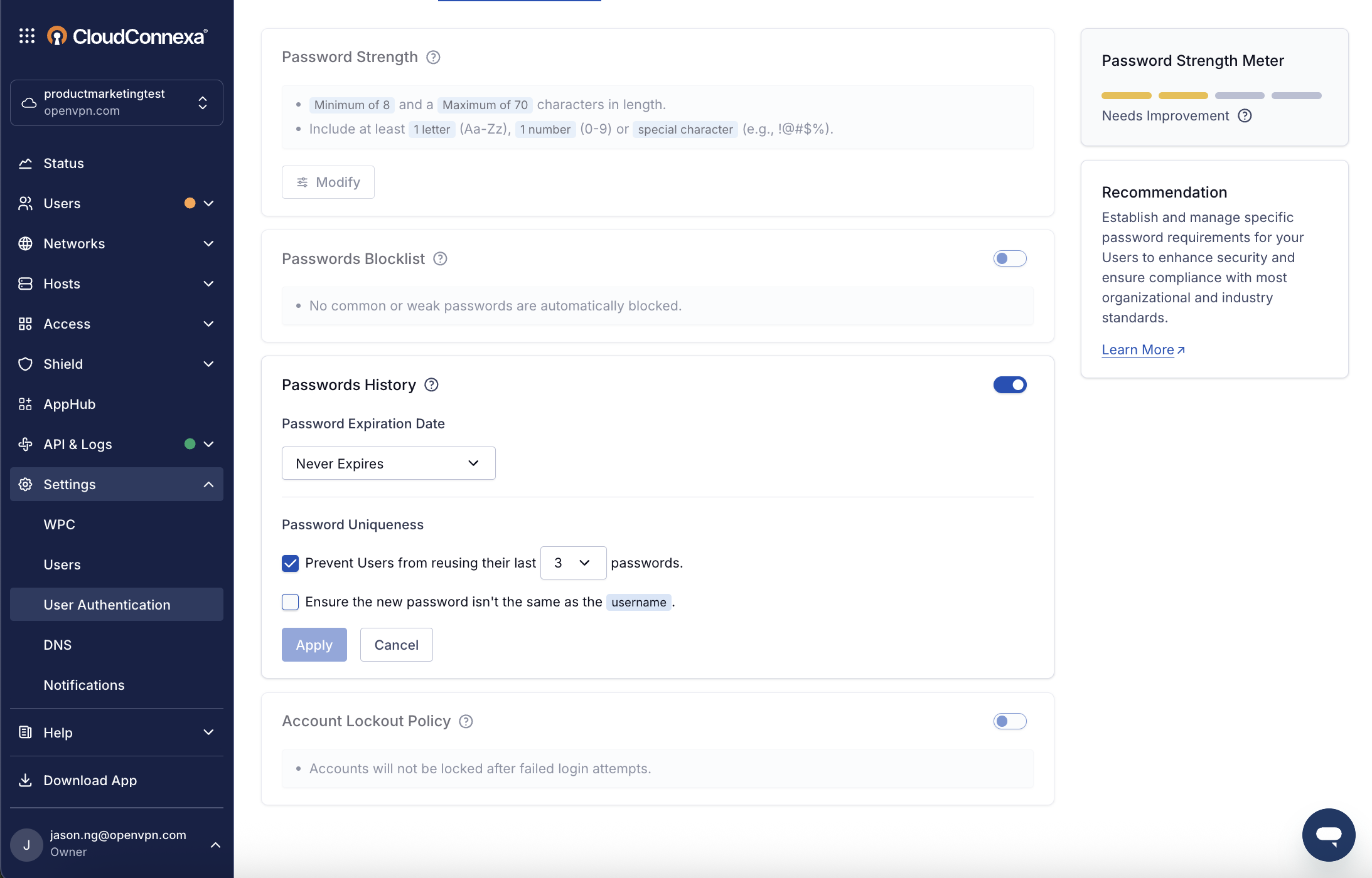 Design Powerful Password Policies with CloudConnexa’s New Password ...